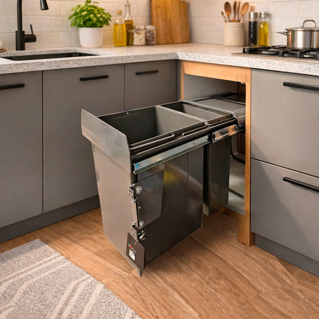 Tacho para cocina 2 contenedores x 30 litros – VOGAHOME